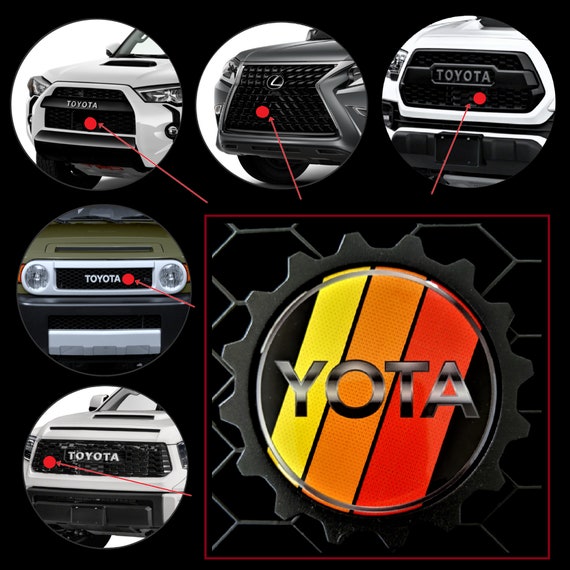 Grille Badge Fits Many Toyota 4x4 Like Tacoma 4 Runner FJ | Etsy