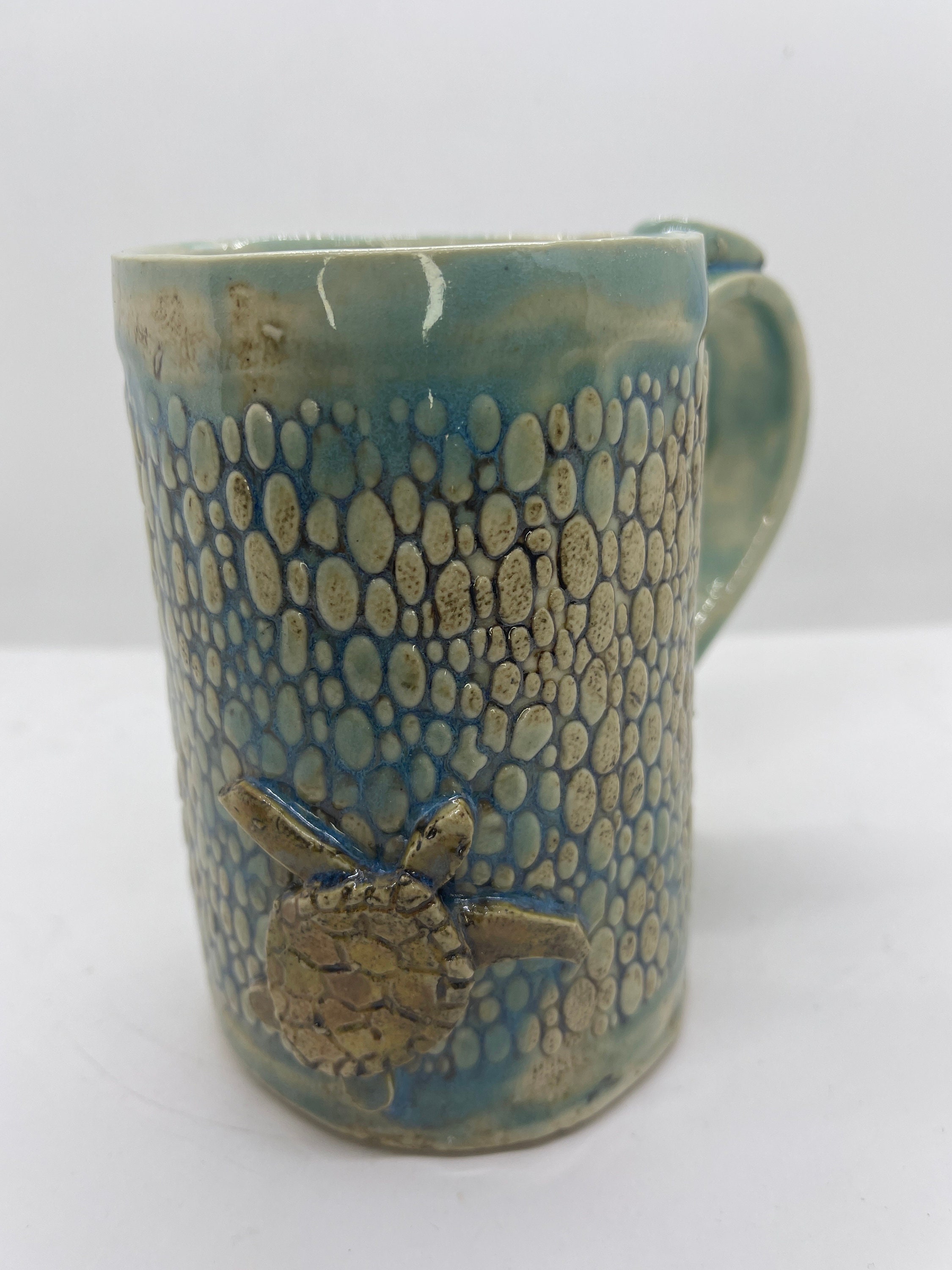 Ceramic Turtle Mug - Etsy