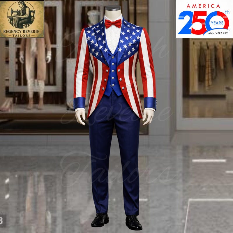 Patriotic Men Suit - Etsy