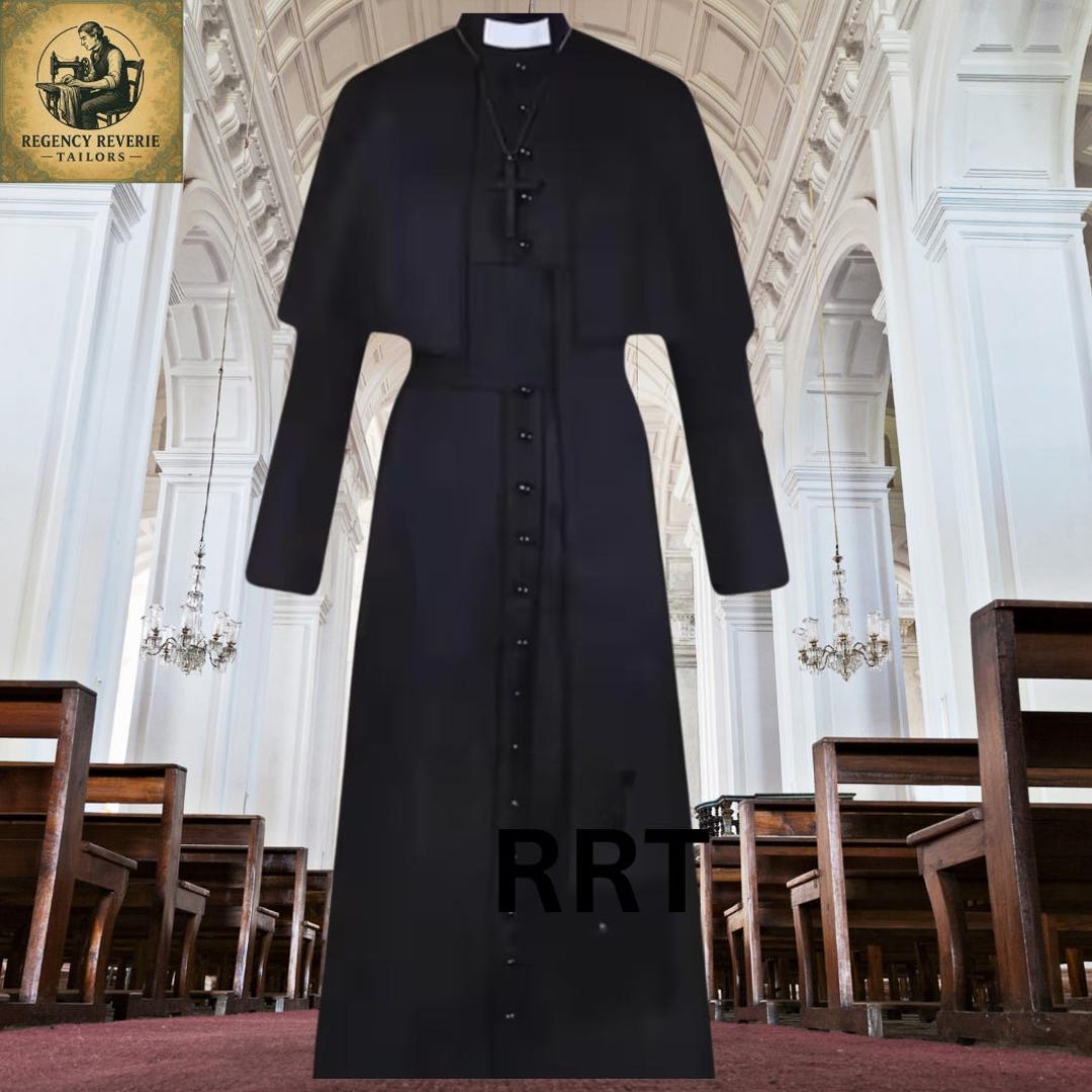New Bishop Clergy Cassock – Traditional Roman Catholic Vestment With ...
