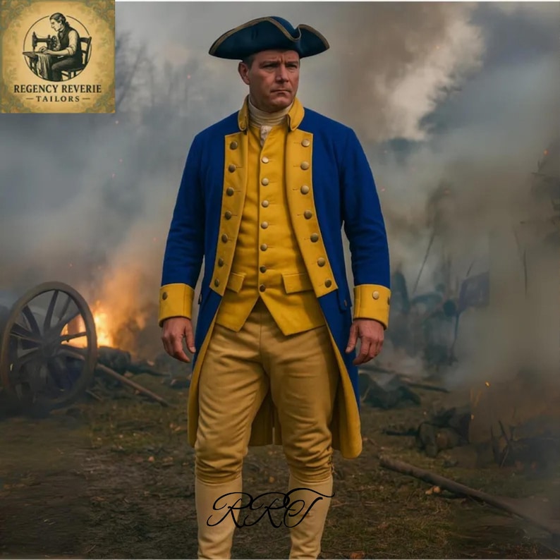 Revolutionary War Officer Uniform Inspired By George Washington