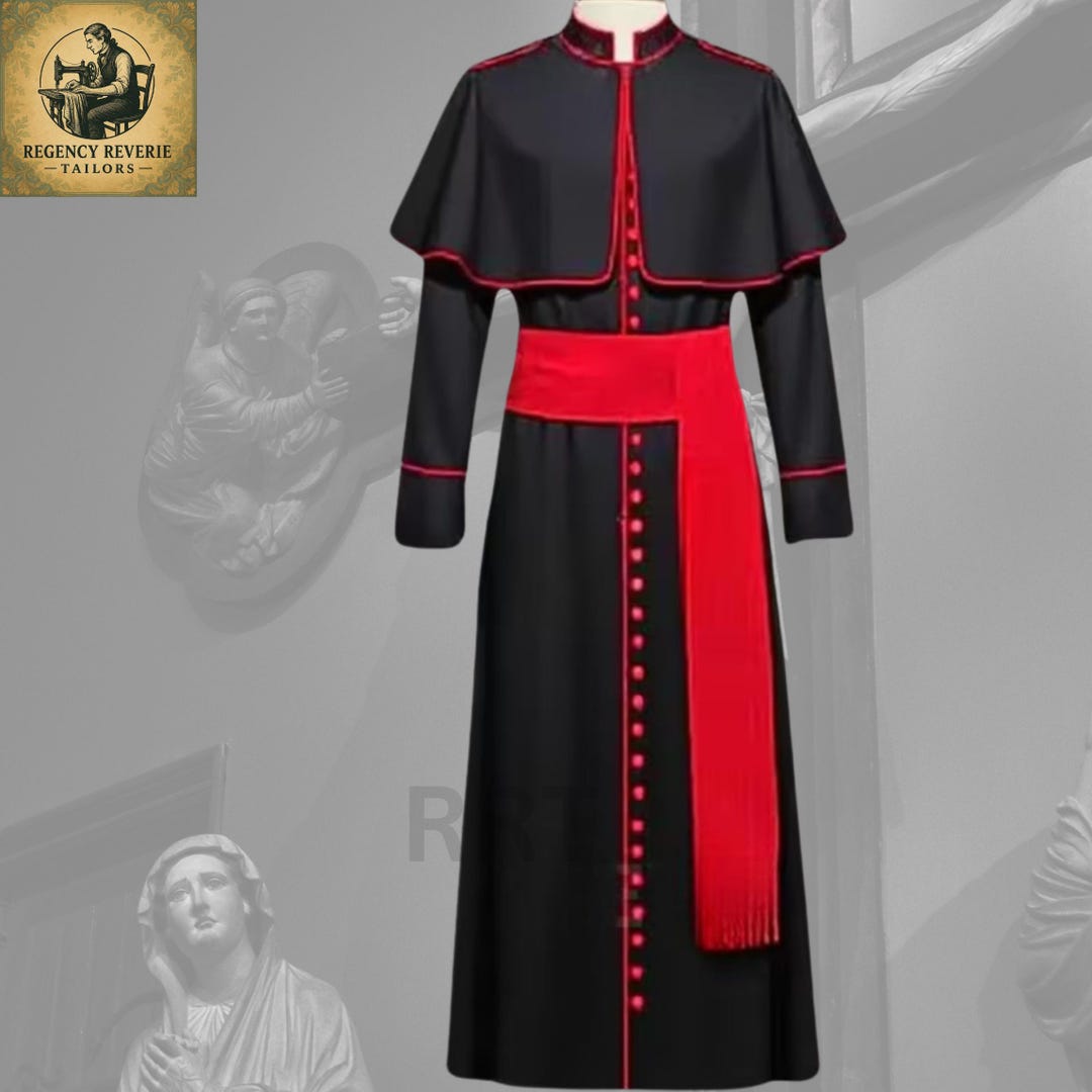 Custom Catholic Priest Cassock: Traditional Clergy Vestment, Liturgical ...