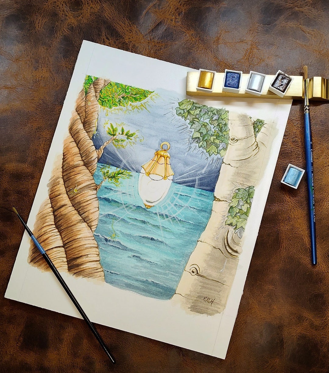 Custom Traditional Art Commission -- (message for Quote!) - Etsy