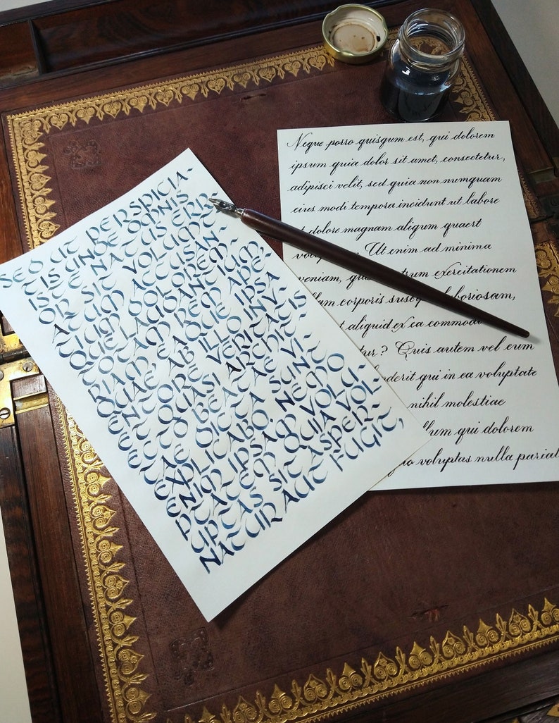 RPG Custom Calligraphy Letters and Props - Etsy
