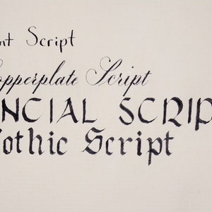 RPG Custom Calligraphy Letters and Props - Etsy UK