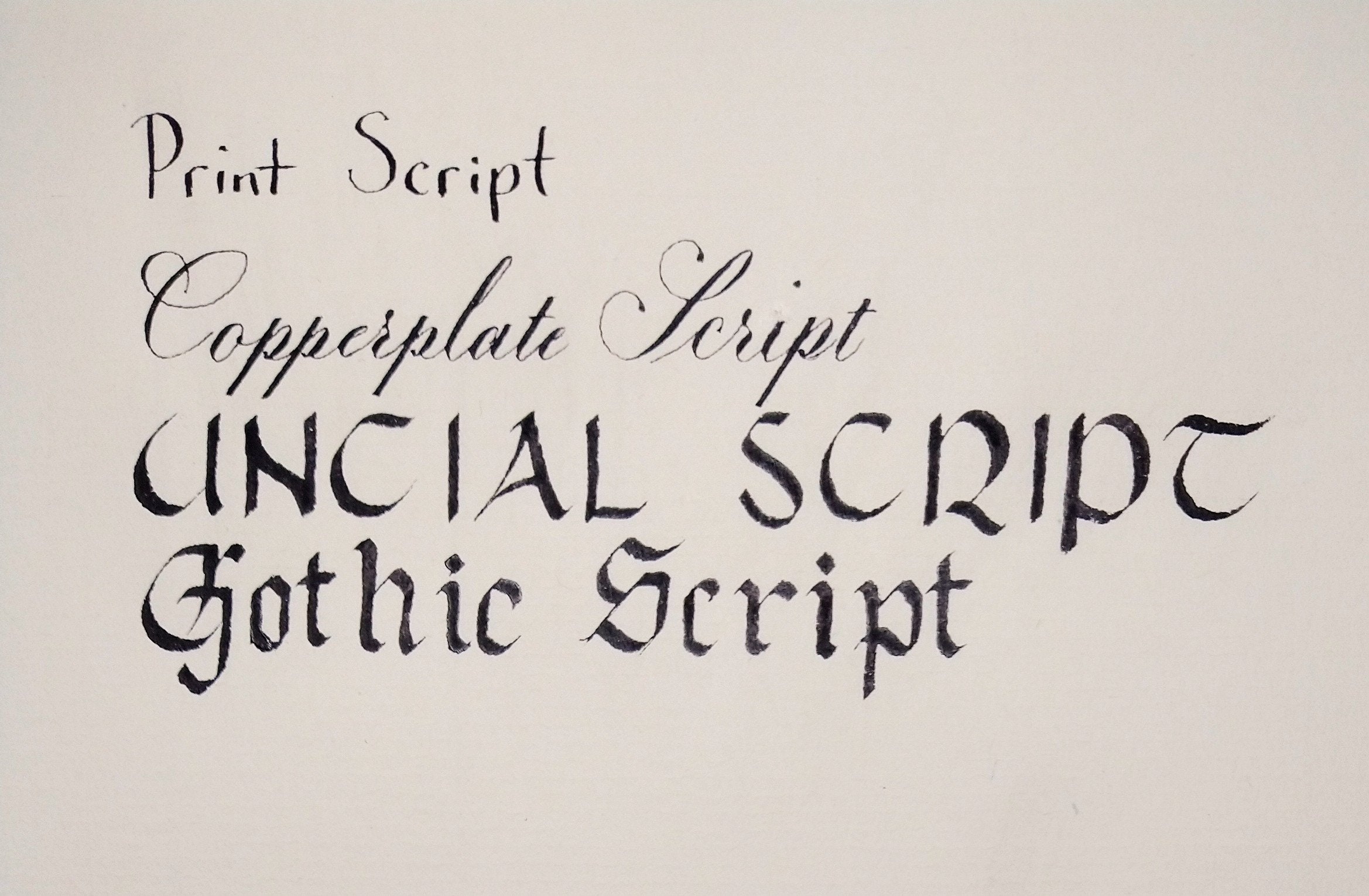 RPG Custom Calligraphy Letters and Props - Etsy