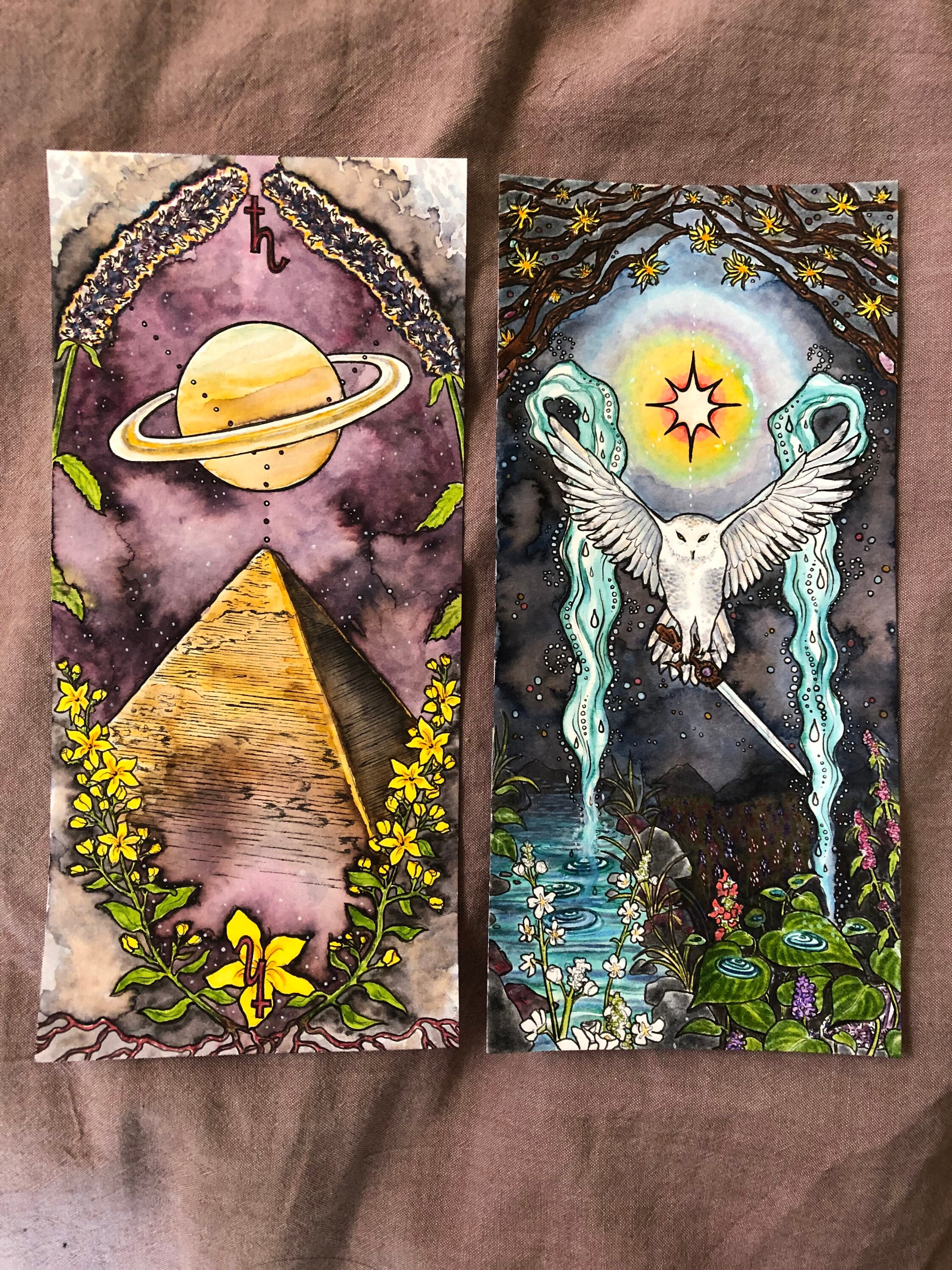 Altar Art Saturn Magic | Etsy