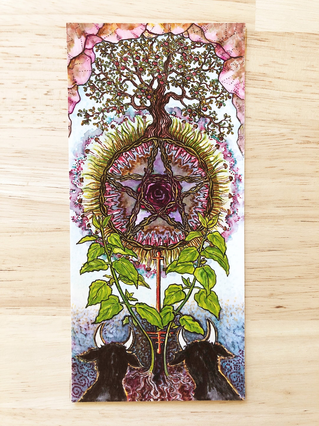 Taurus Art; Altar Art Magick - Etsy