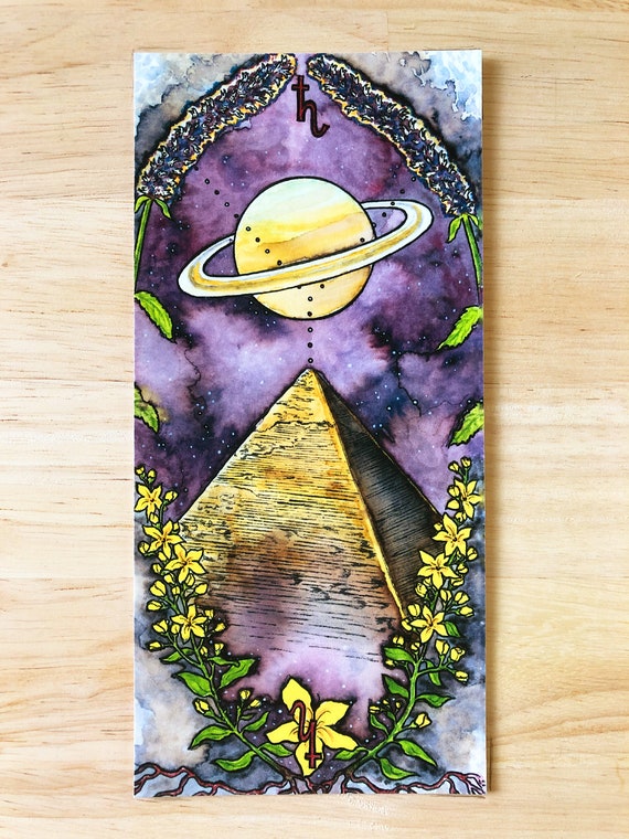 Altar Art Saturn Magic | Etsy