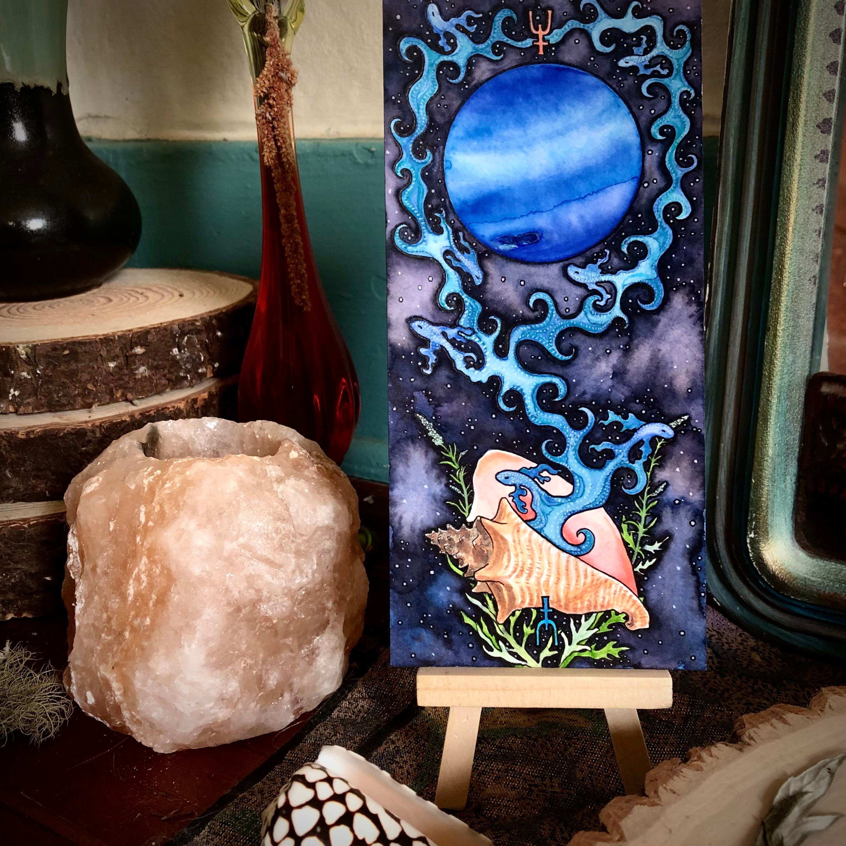 Altar art Neptune magic | Etsy