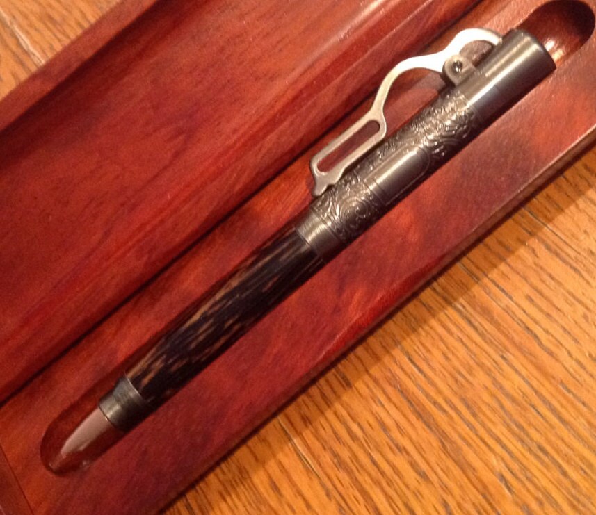 Black Palm Wood Barrel Custom Rifle Lever Action Antique Nickle Bullet ...