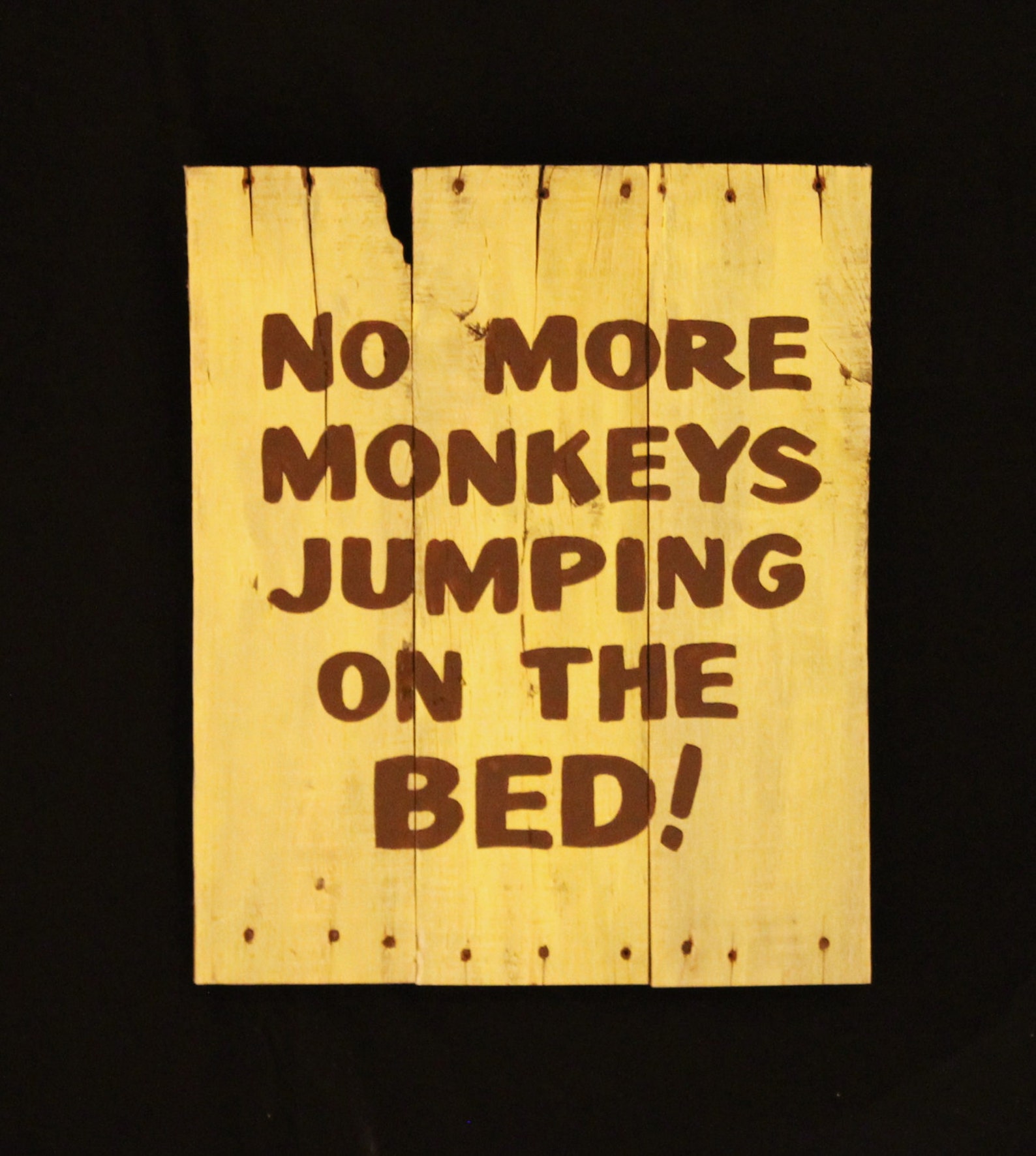 No More Monkeys Jumping on the Bed - Etsy