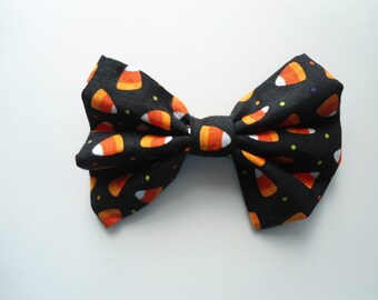 Candy Corn Hair Bow | Etsy