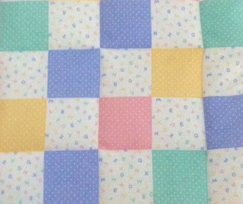 Patchwork Doll Bedding Set Doll Blanket and Pillow | Etsy