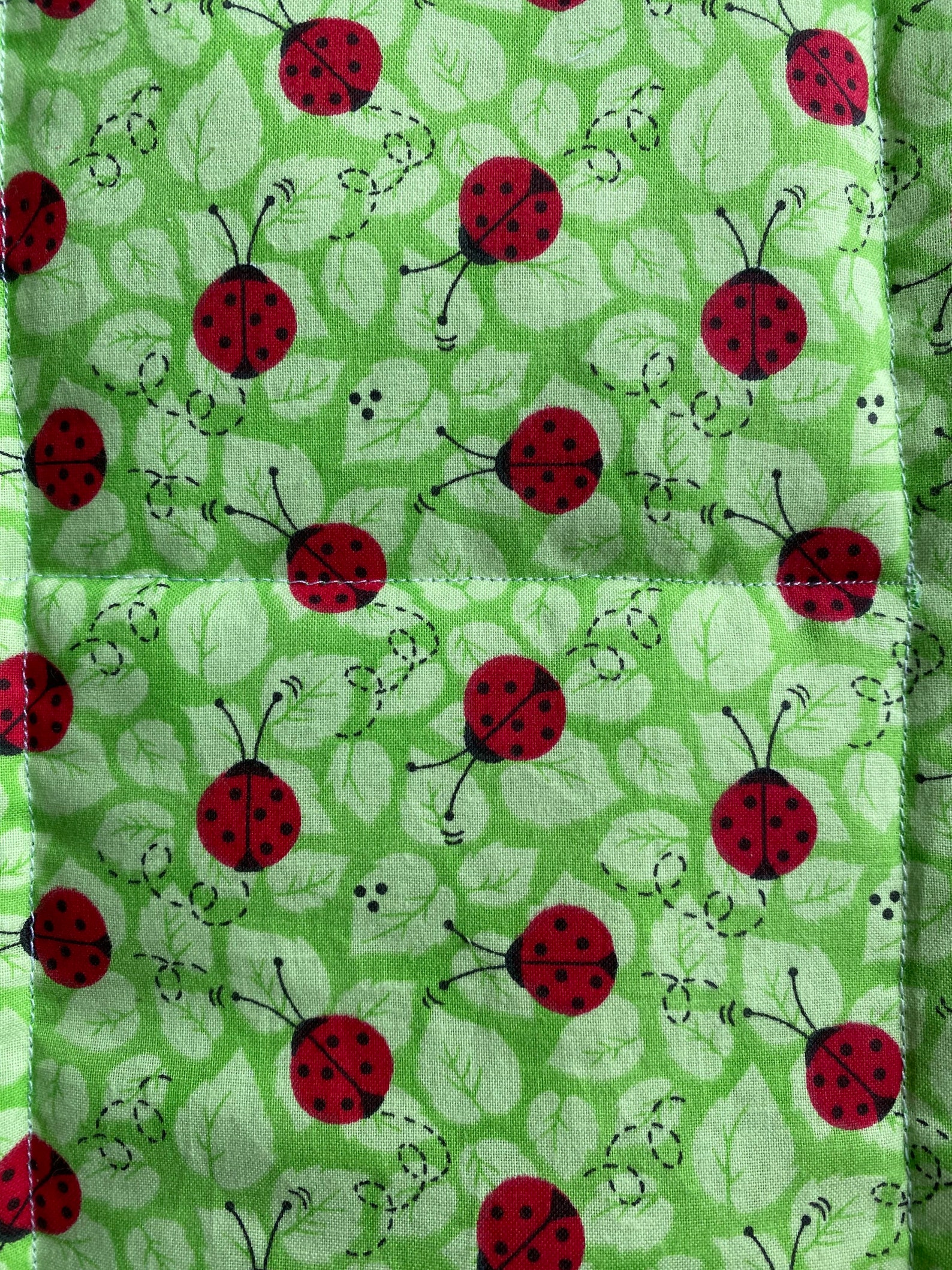 Handmade Ladybugs and Leaves Doll Bedding Set: Blanket & Pillow - Etsy