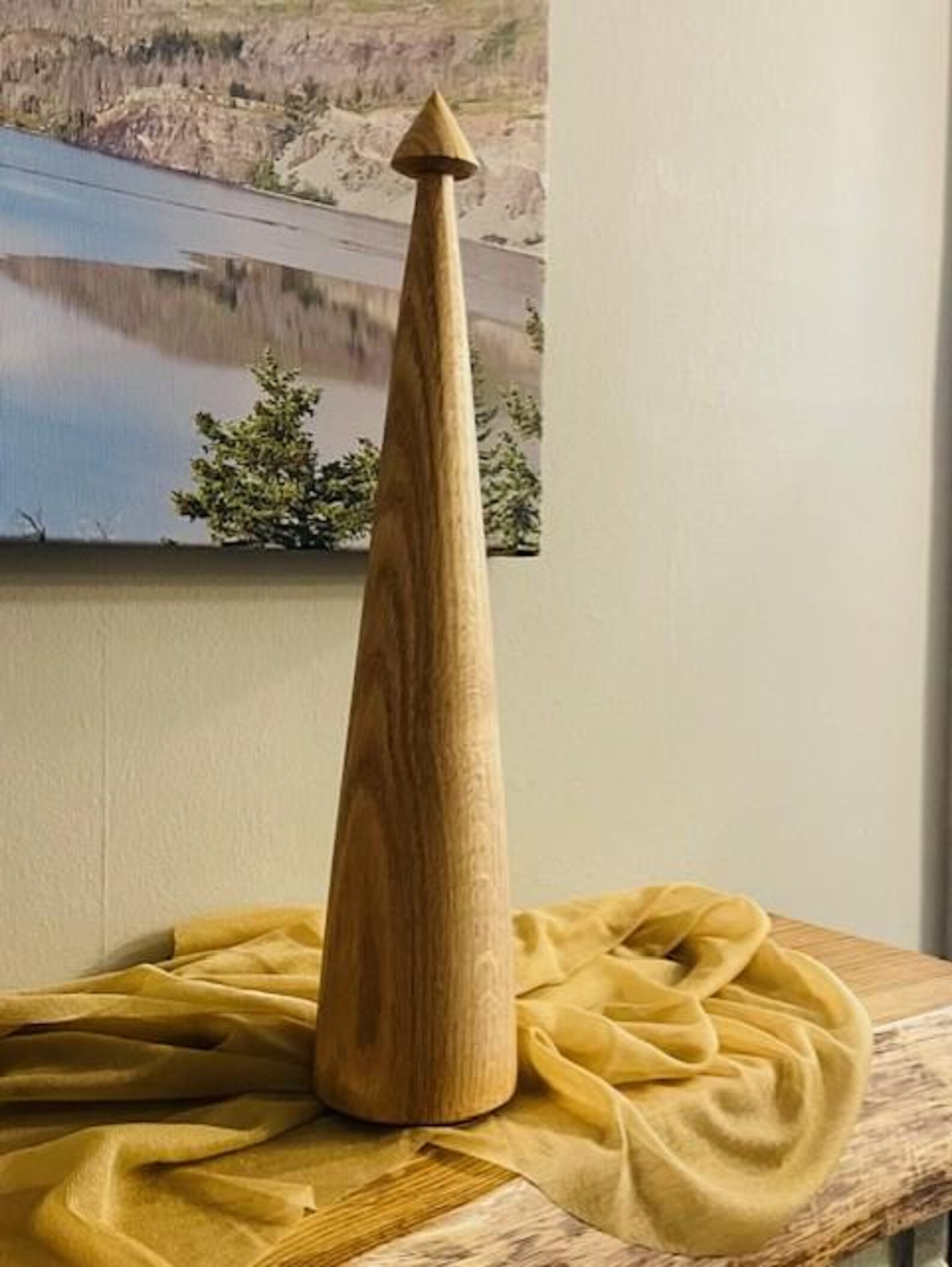 Hand-turned Trees (set of 3) - Etsy