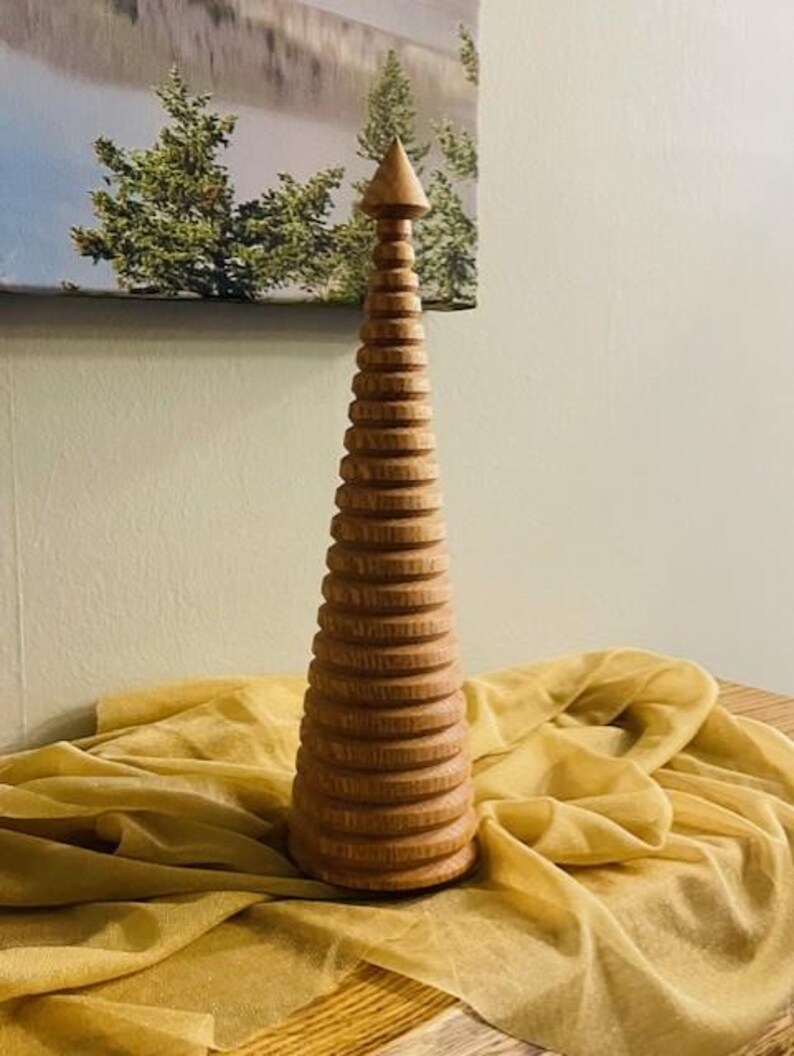 Hand-turned Trees (set of 3) - Etsy