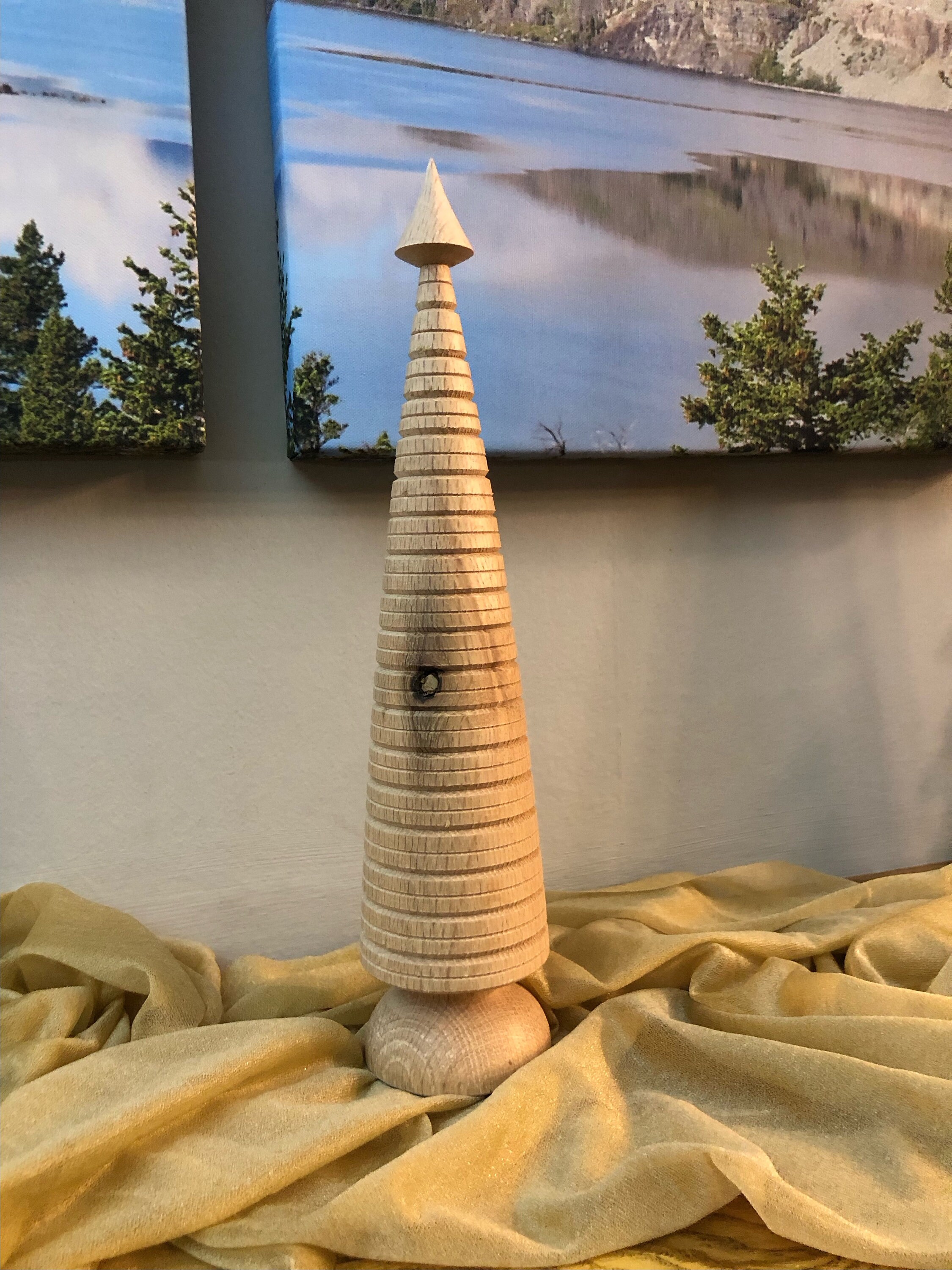 Hand-turned Trees (set of 3) - Etsy