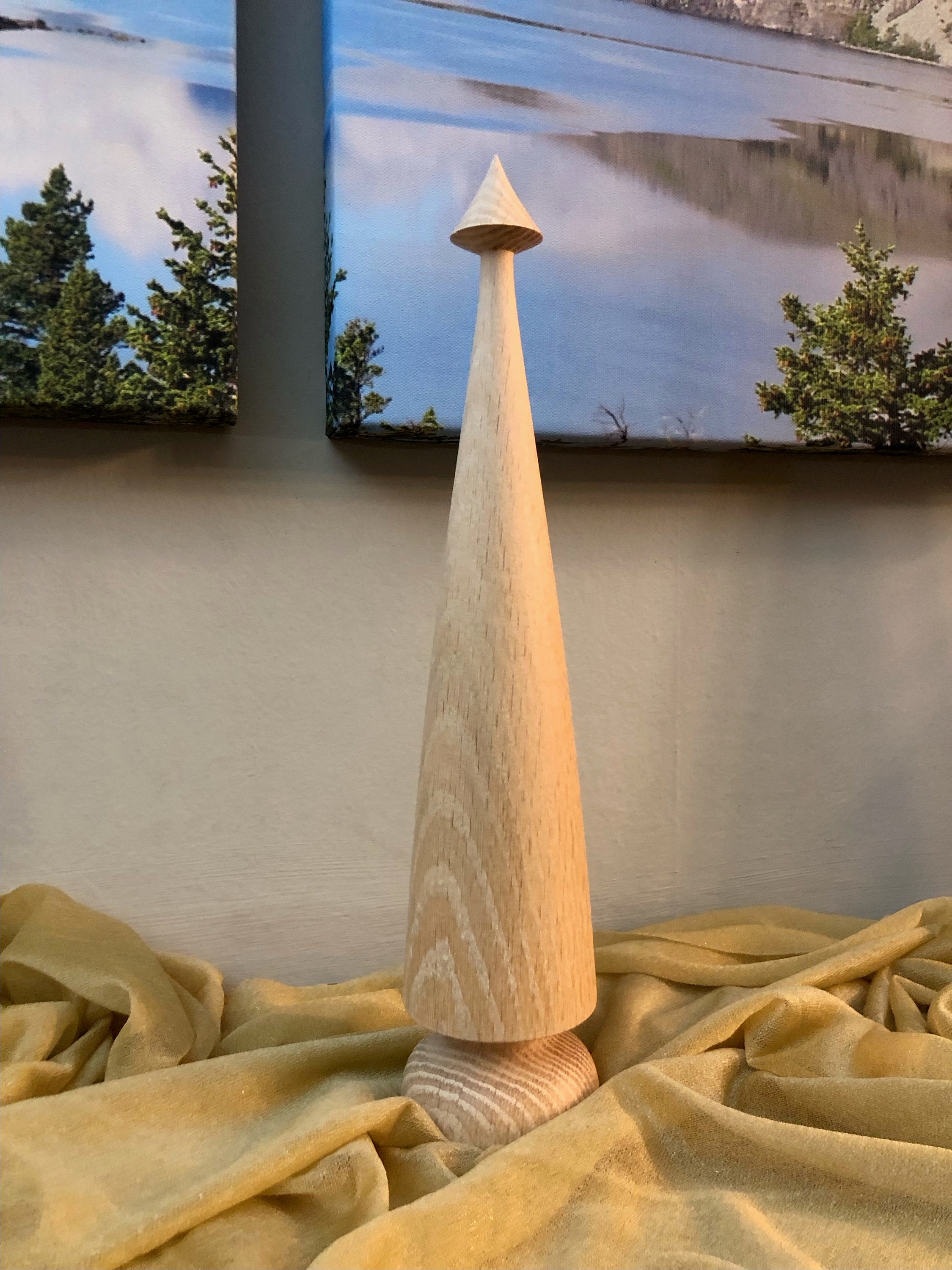 Hand-turned Trees (set of 3) - Etsy