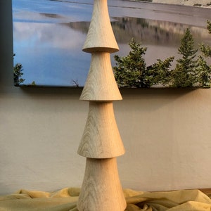 Hand-turned Trees set of 3 - Etsy