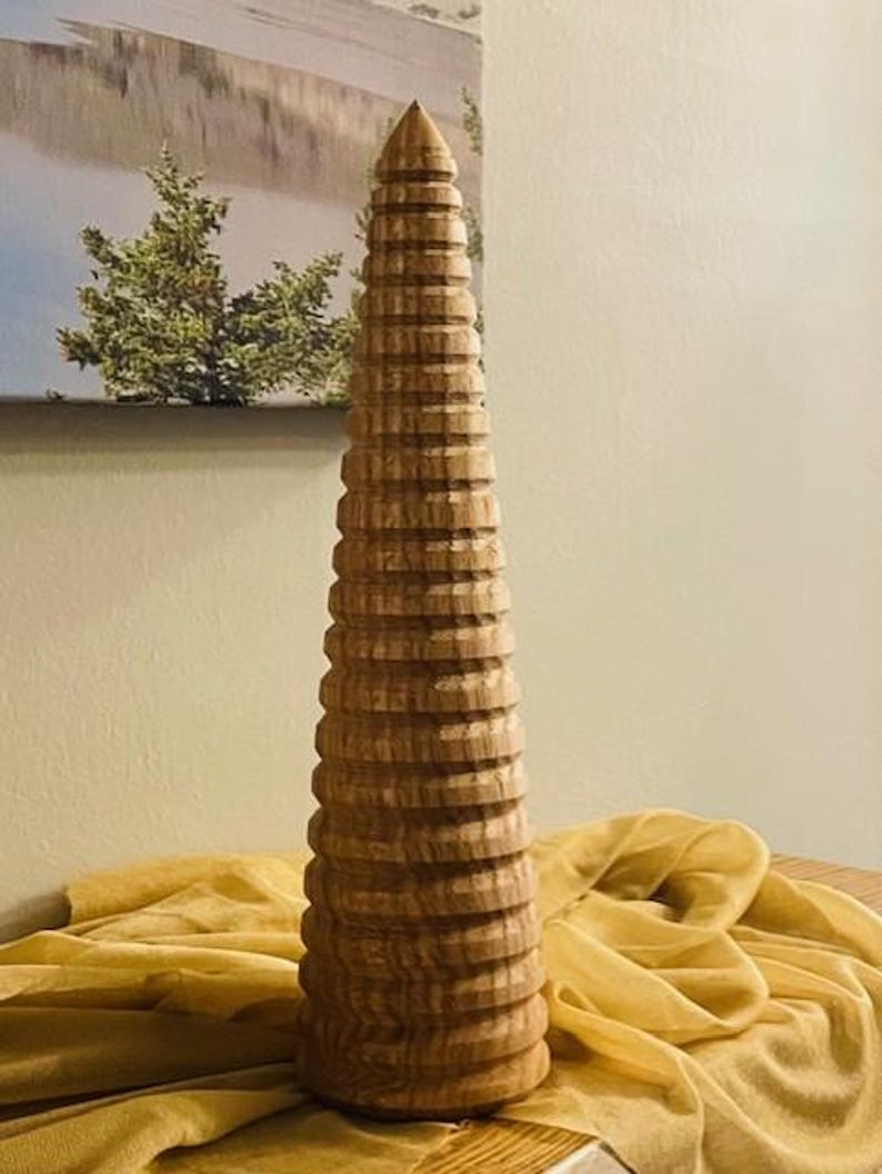 Hand-turned Trees (set of 3) - Etsy