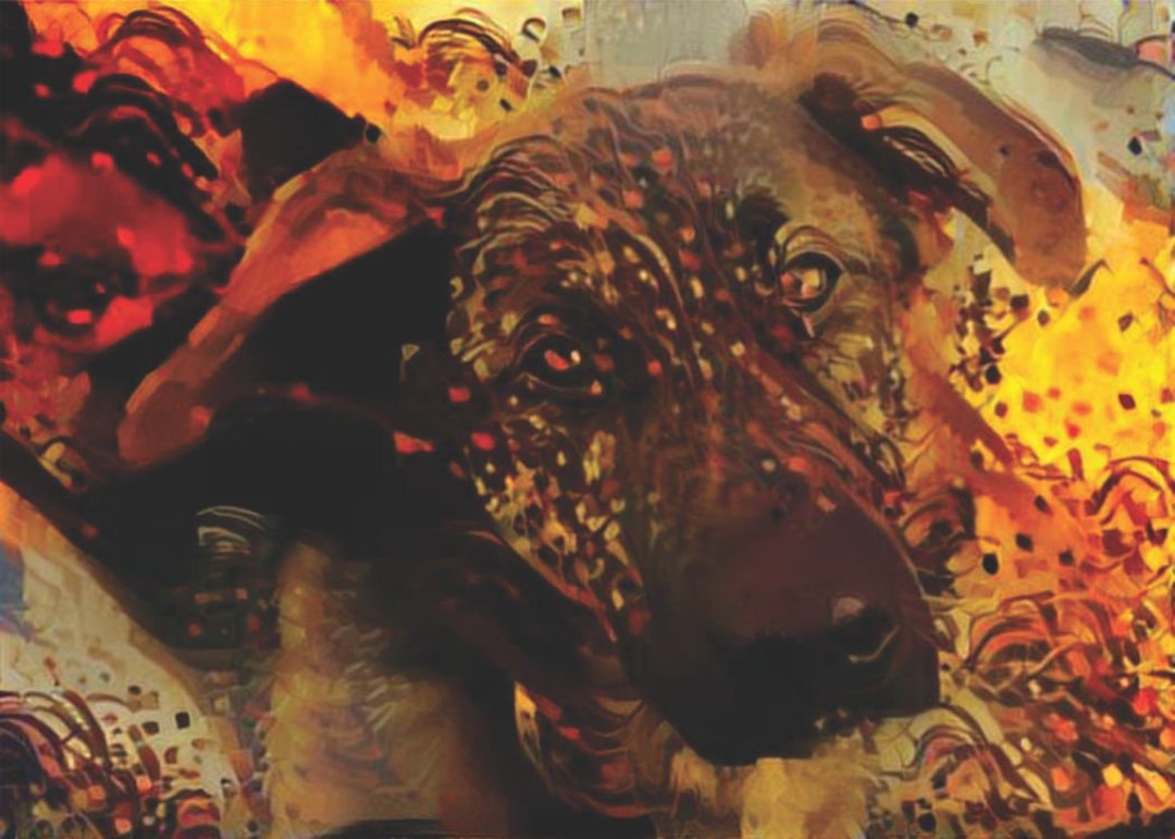 Morgan Dog Digital Watercolour Art Print Animal Art for Animal Lovers ...