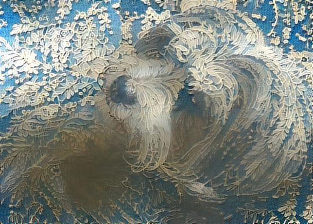 ATC ACEO Kaidee Schnauzer Terrier Dog Puppy Lace Style Art Card Animal ...