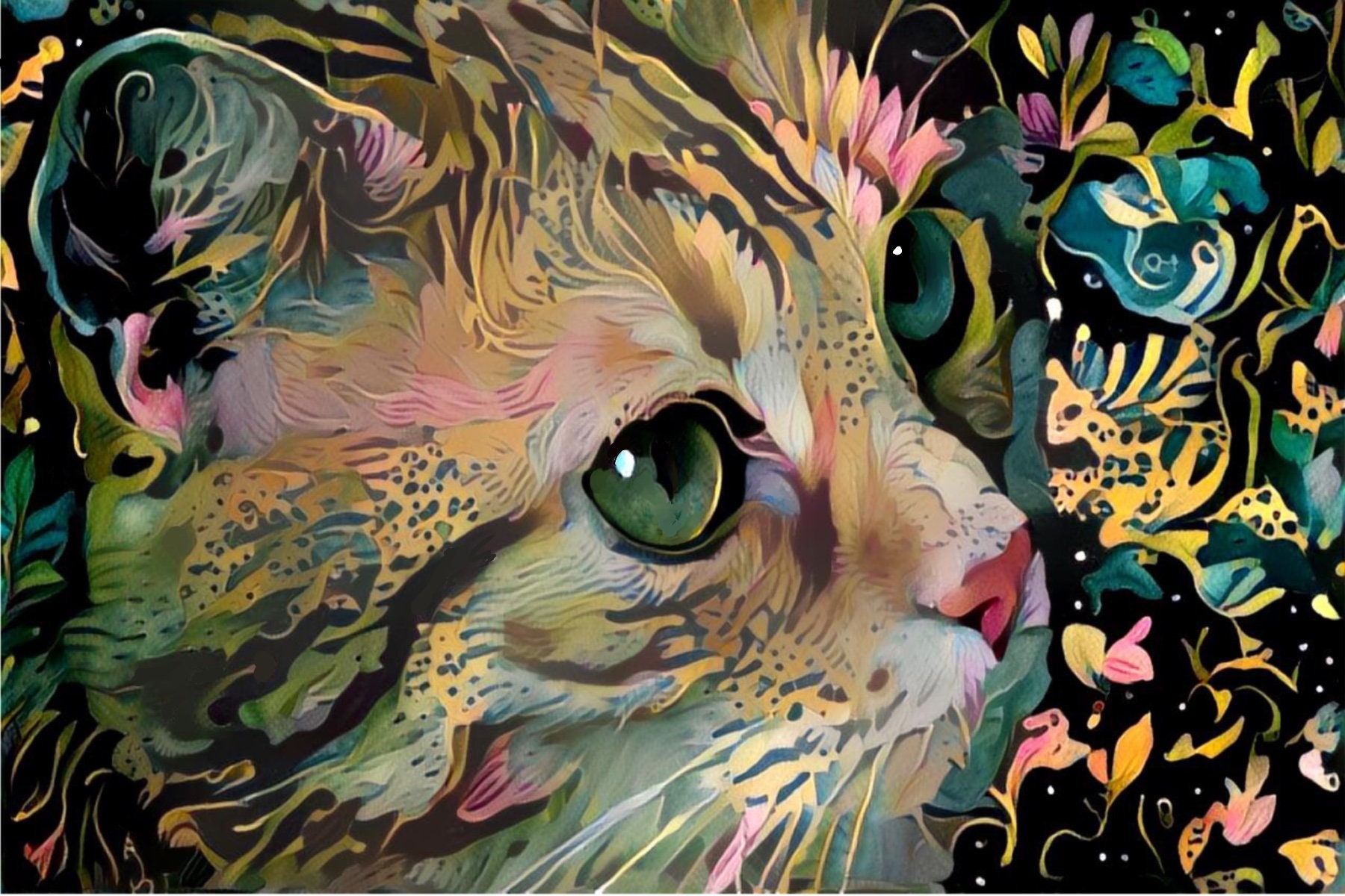 ACEO ATC Percy Cat kitten animal art gift idea for animal | Etsy