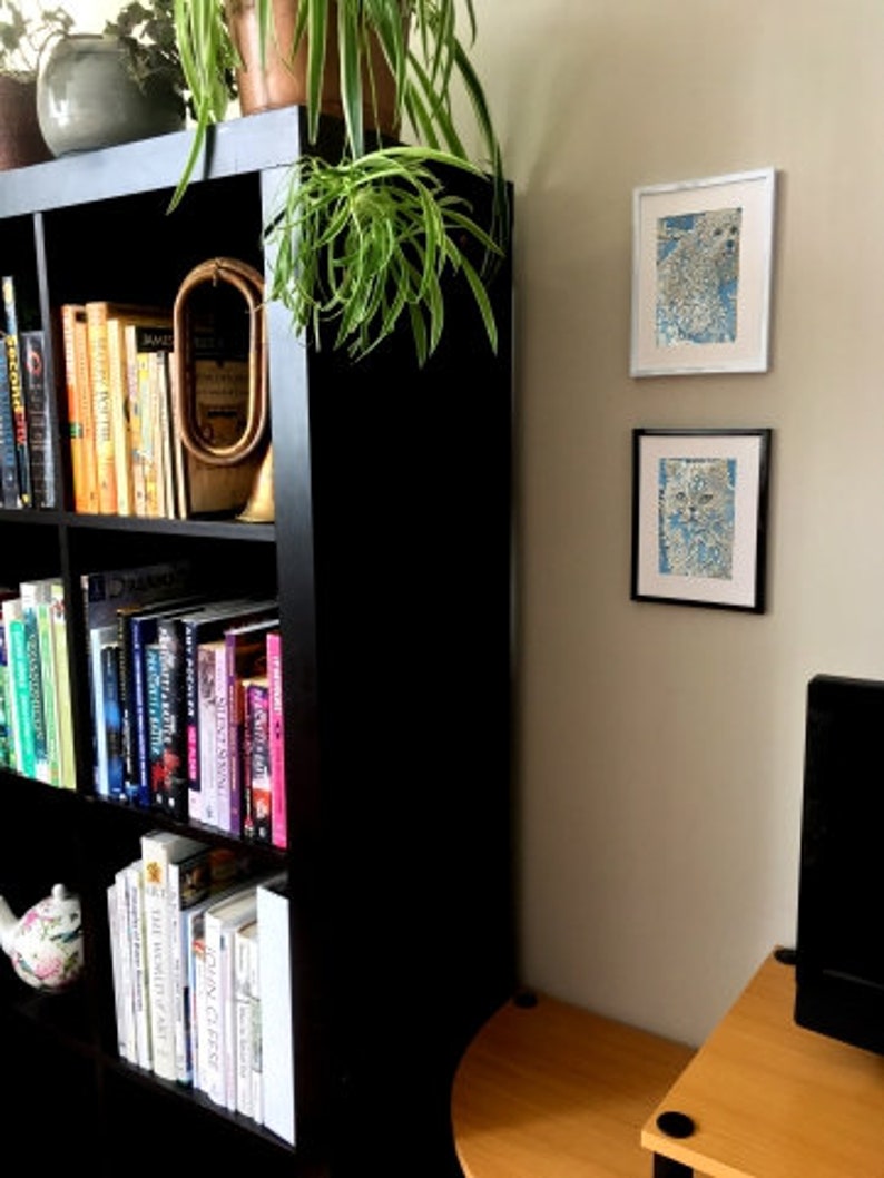 Pompfrey in Lace Style Persian Cat Digital Art Print Animal Art for ...