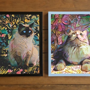 Marshall Cat Digital Art Print Animal Art for Animal Lovers - Gift Idea ...