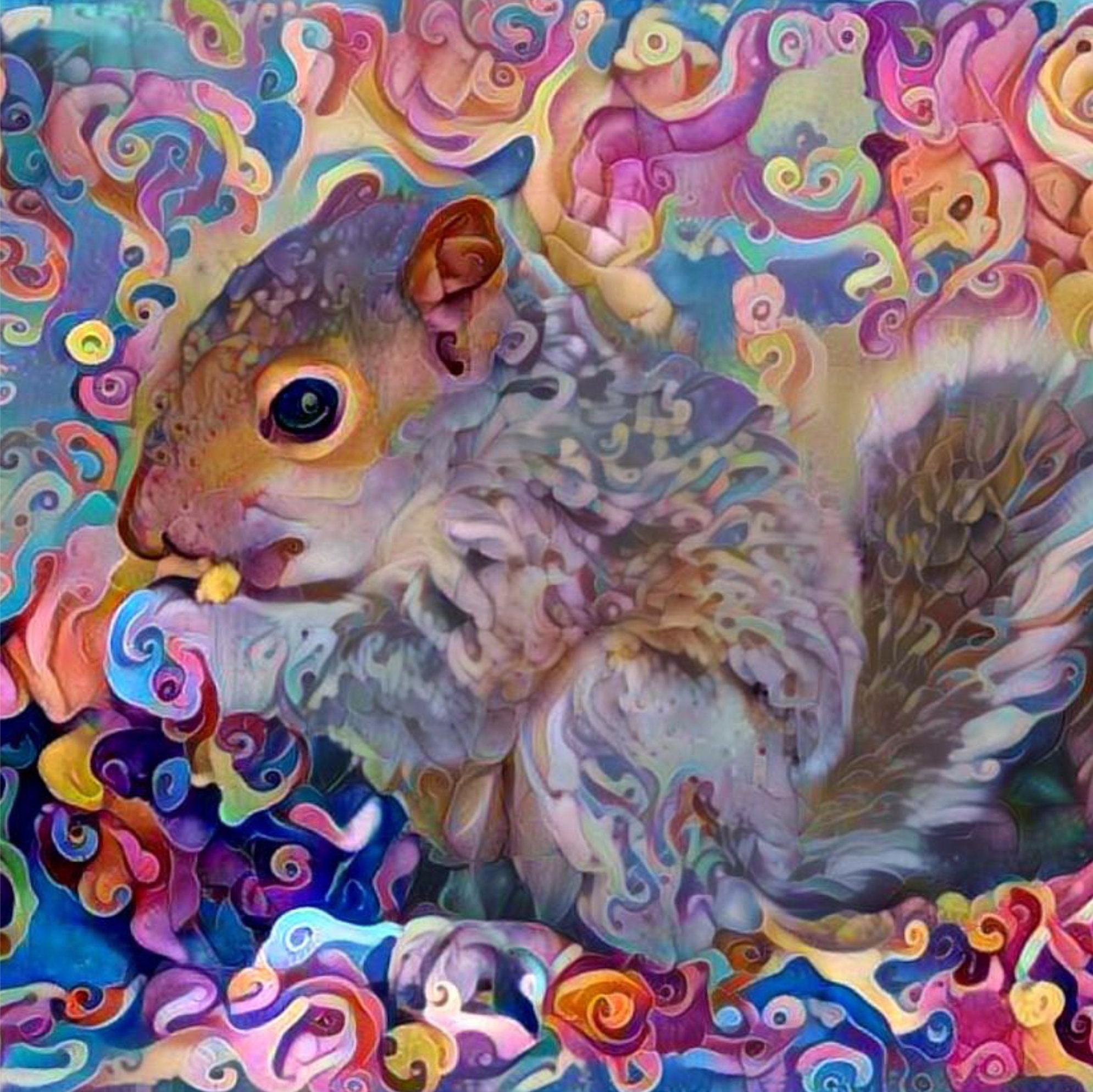 Colourful Squirrel 2 Framed Art Print Gift Idea for - Etsy UK