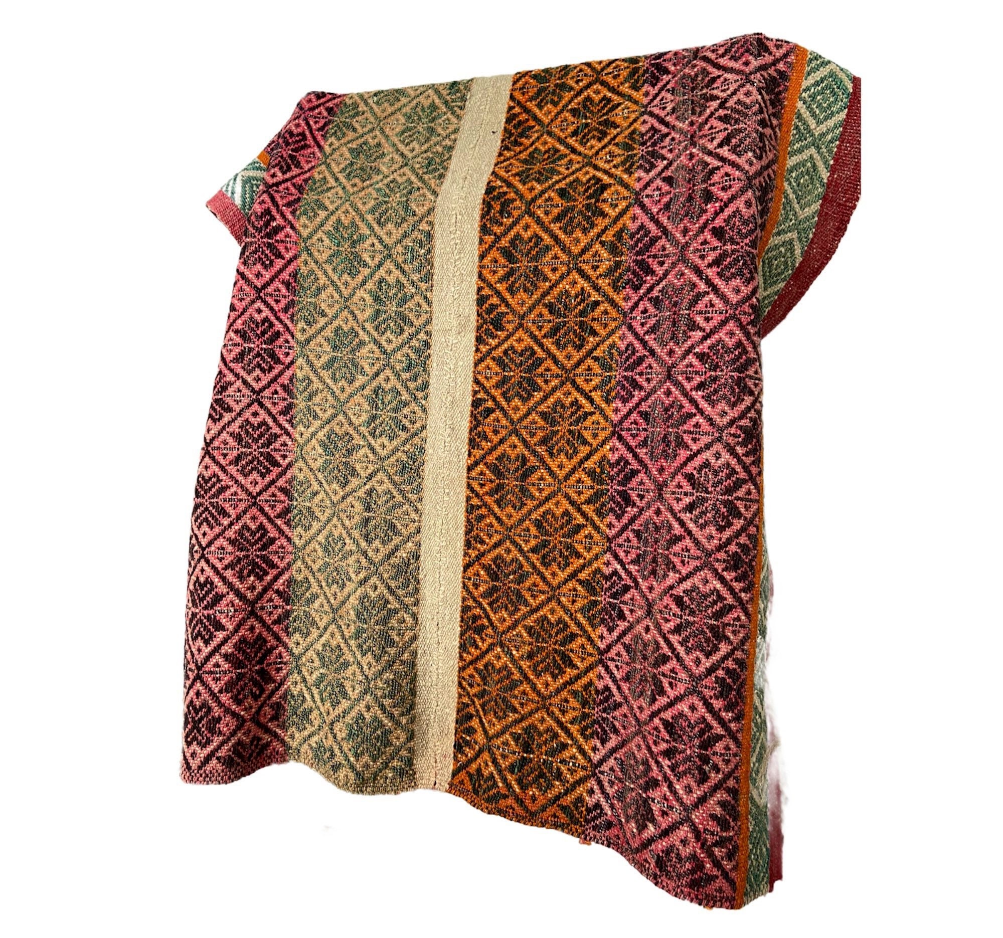 Perú sudamericano tradicional vintage hecho a mano manta | Etsy