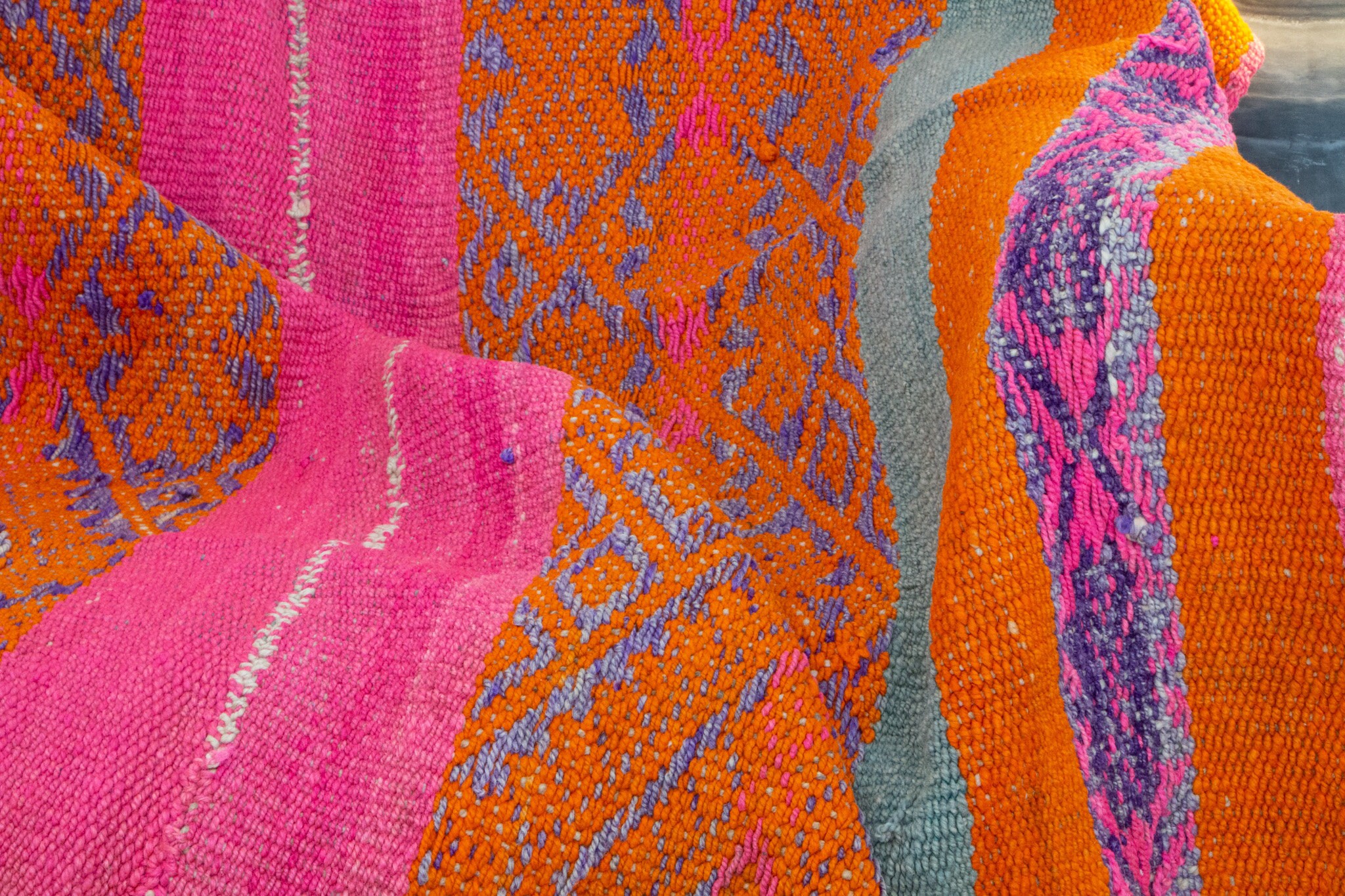 Peru South American Traditional Vintage Handmade Manta Frazada Alfombra ...