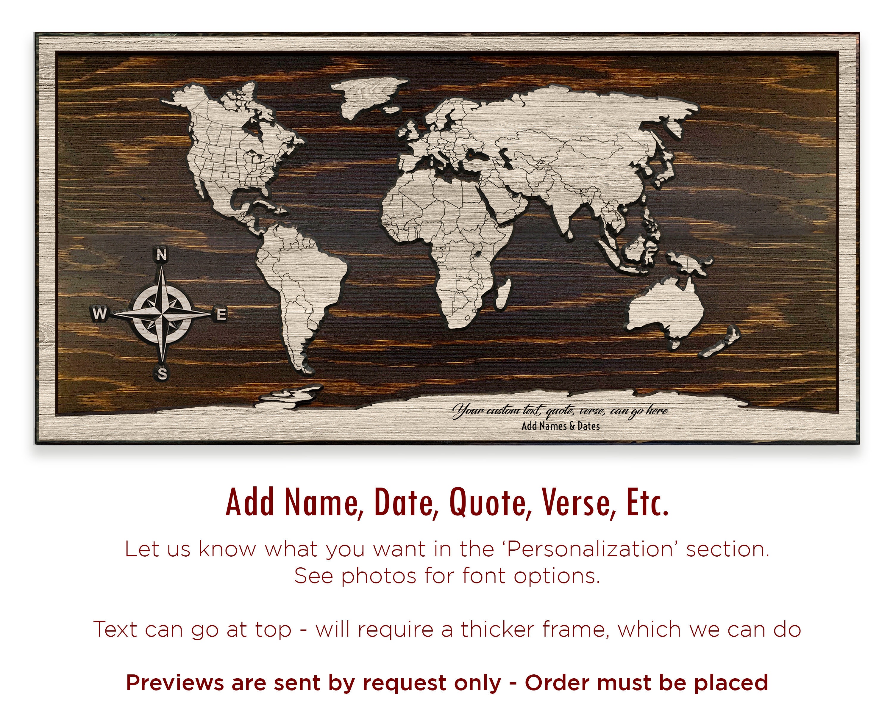 Mahatma Gandhi Quote Art Carved 3D Map Art World Map Art | Etsy