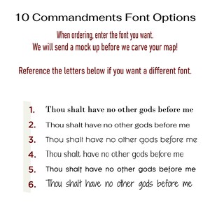 10 Commandments Wall Art - Spiritual Art - Carved Wood Wall Art ...