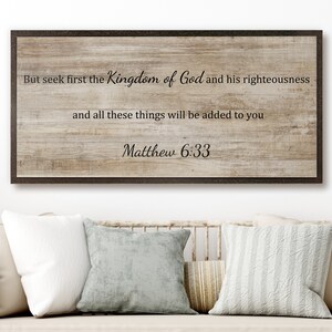 Religous Wall Art - Custom Wood Scripture Sign - Custom Bible Verse ...