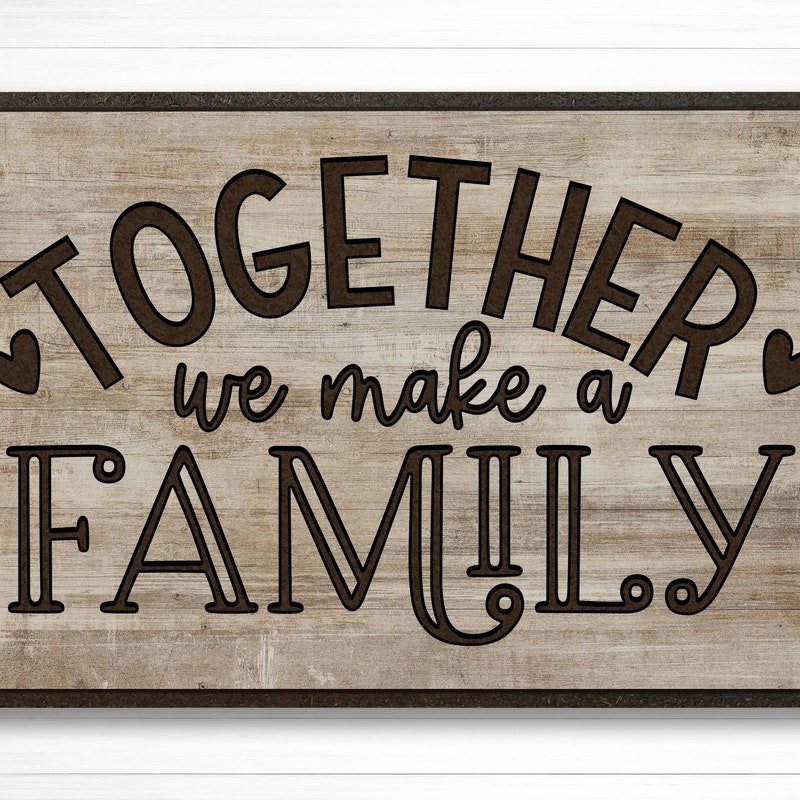 Large Family Sign - Etsy