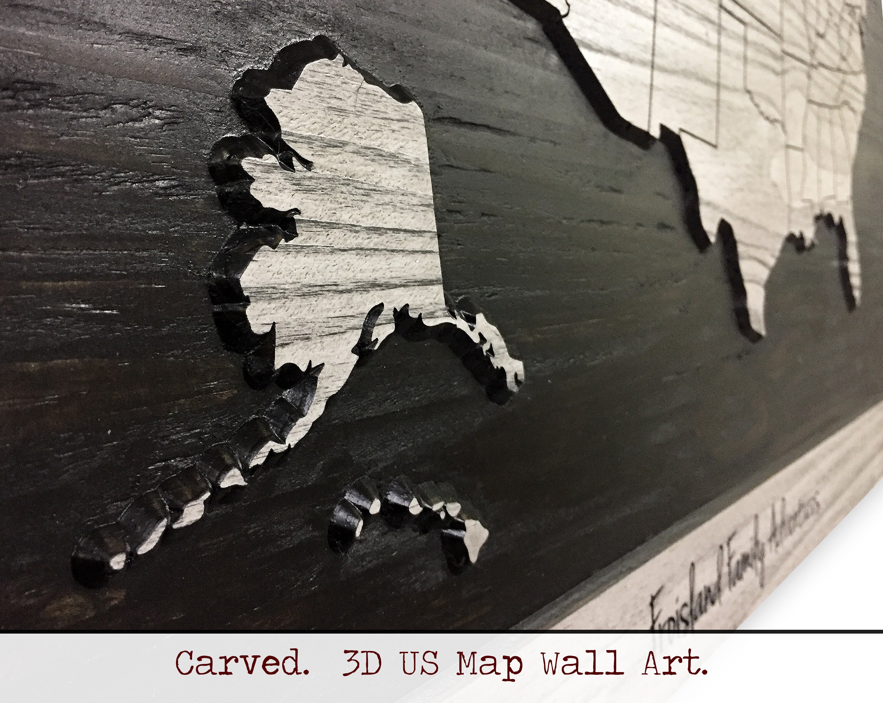 US Map Art, Push Pin Map, Map to Mark Locations, Travels, Map of United ...