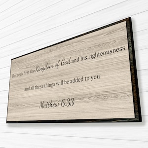 Religous Wall Art - Custom Wood Scripture Sign - Custom Bible Verse ...