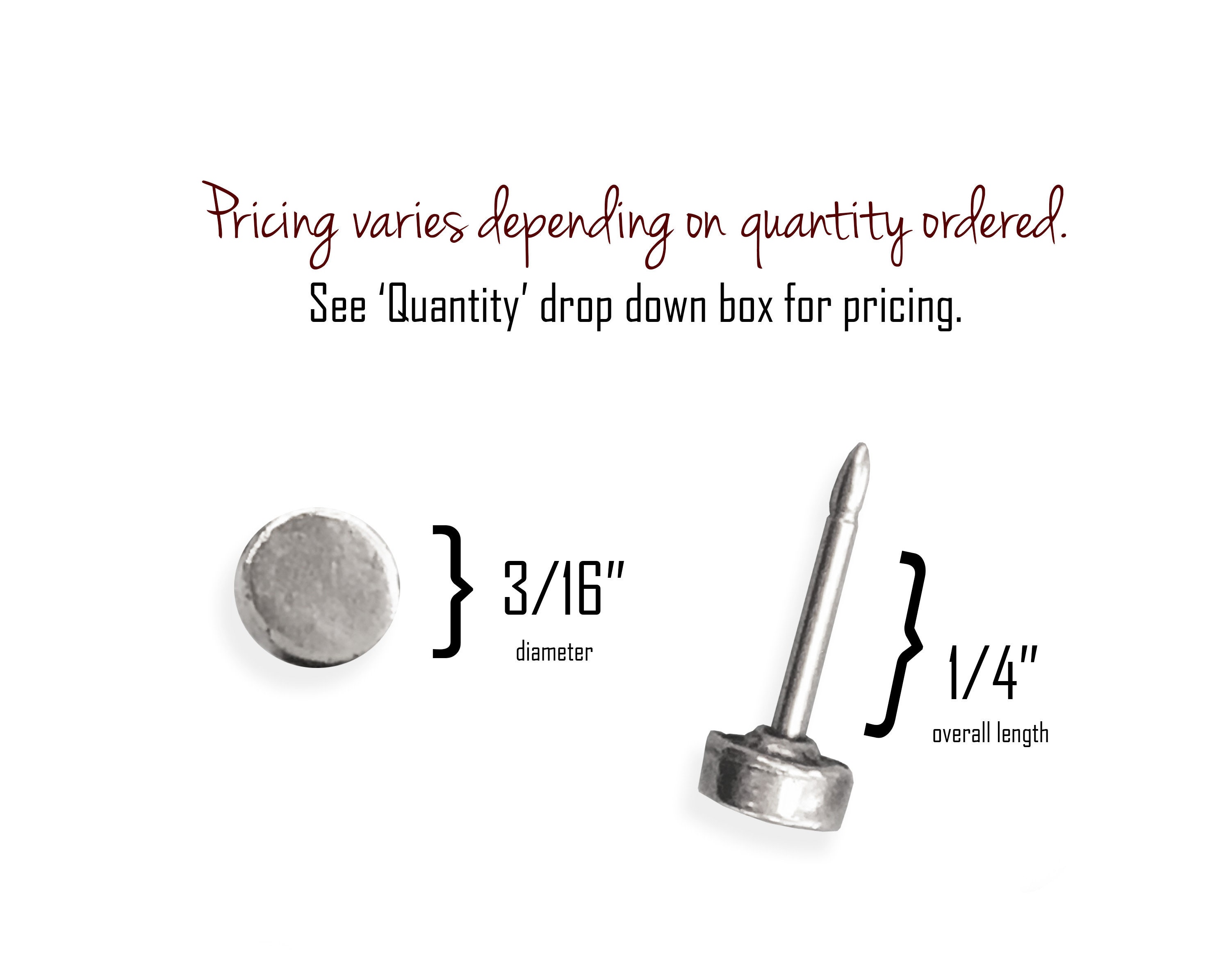 Silver & Gold Flat Round Push Pins, Simple Nickel Pins to Mark Travels ...