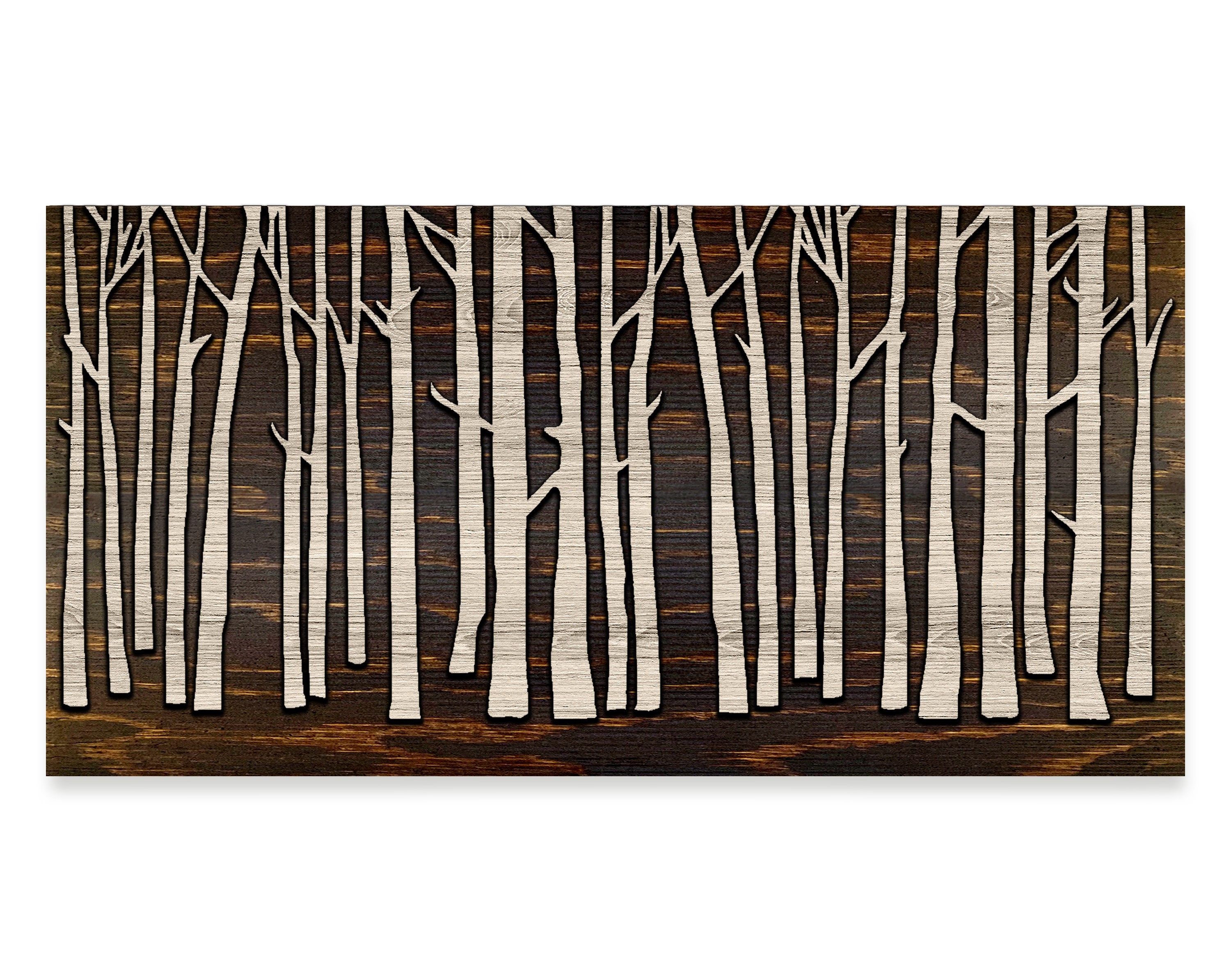 Birch Tree Wood Wall Art Home Wall Decor Tree Art Branch | Etsy