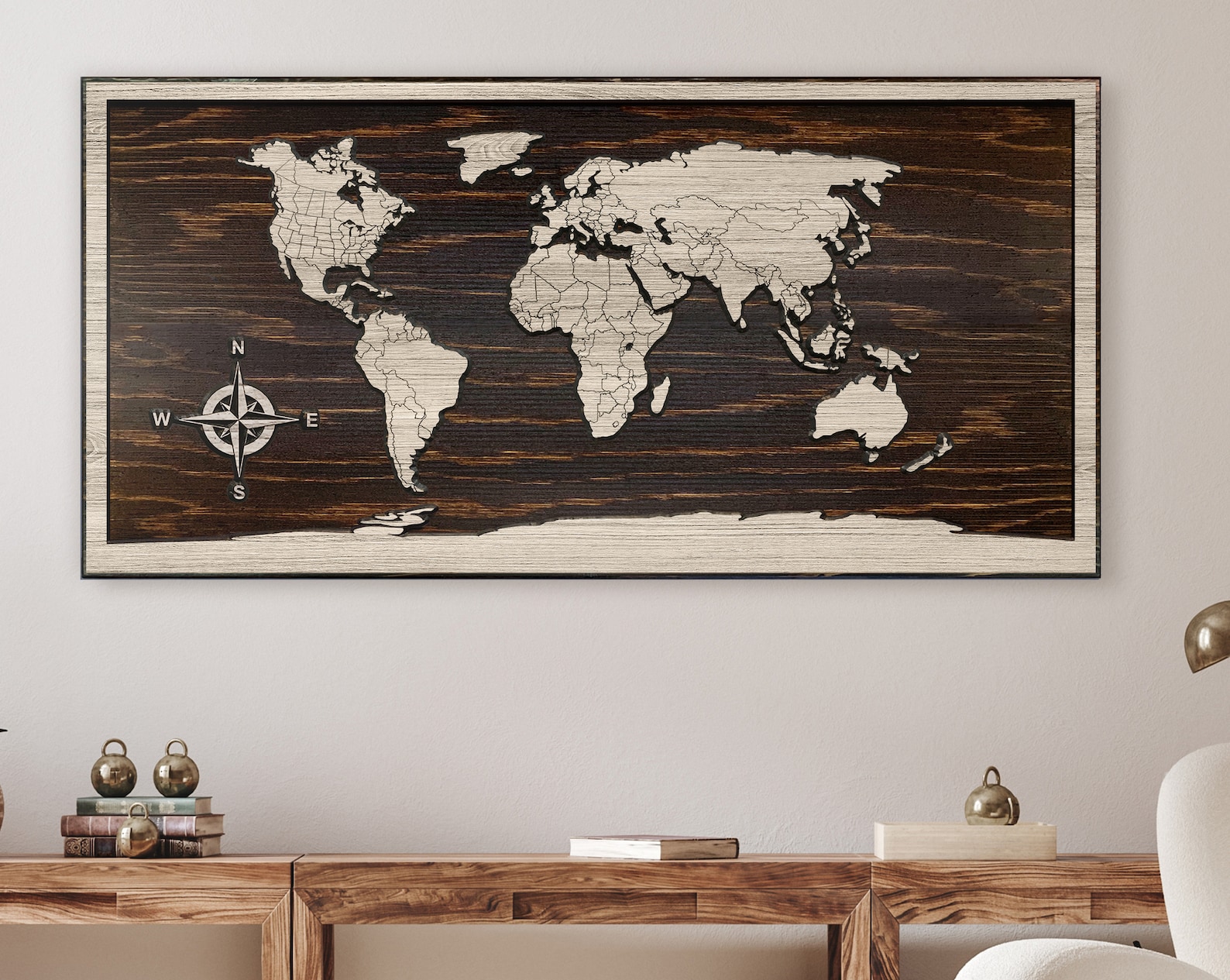 World Map Wall Art Push Pin Map of the World Map With - Etsy