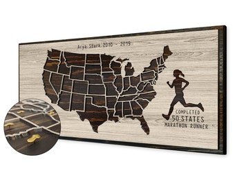 50 States Marathon - Etsy