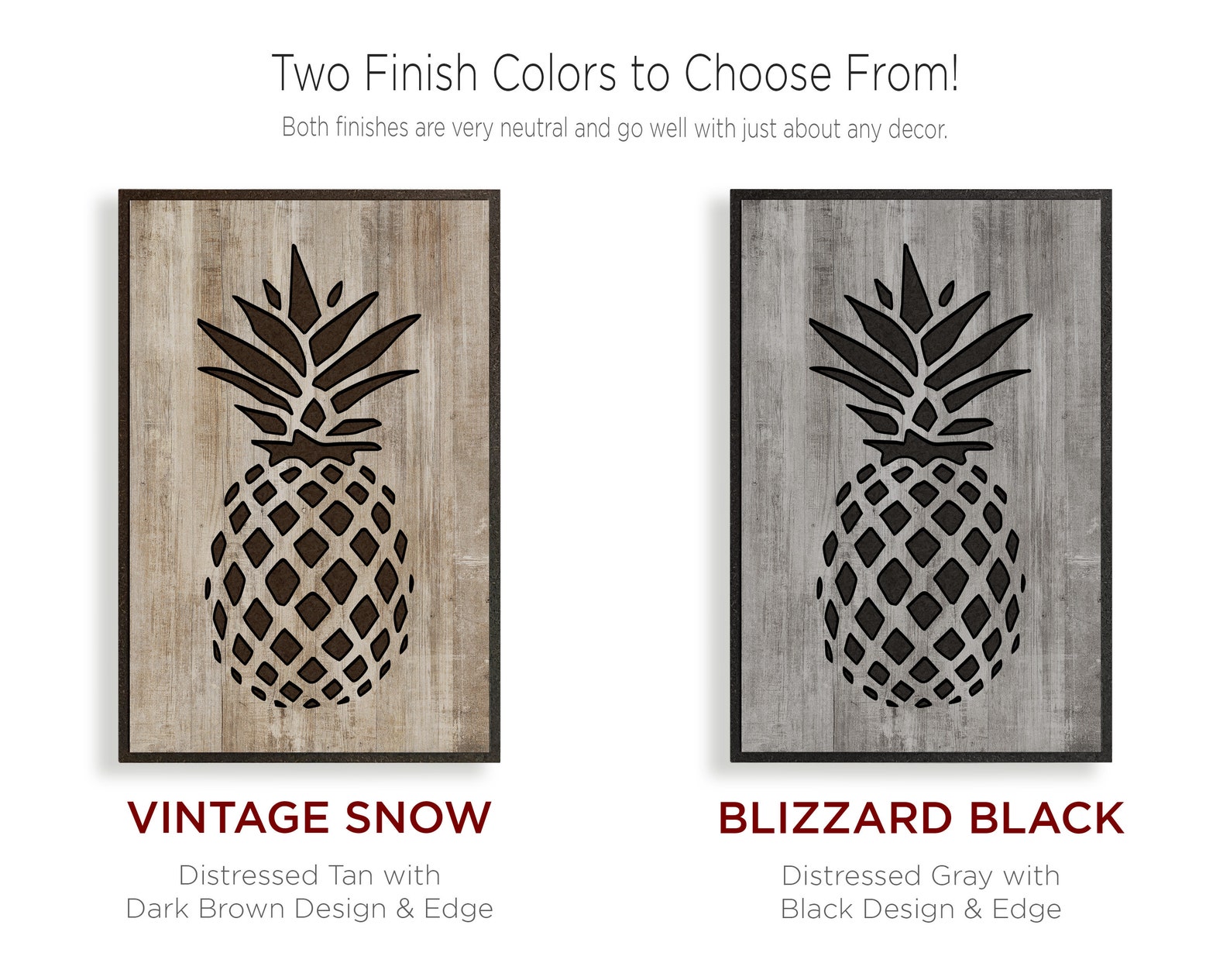 Pineapple Wall Decor Pineapple Art Tropical Kitchen Decor | Etsy