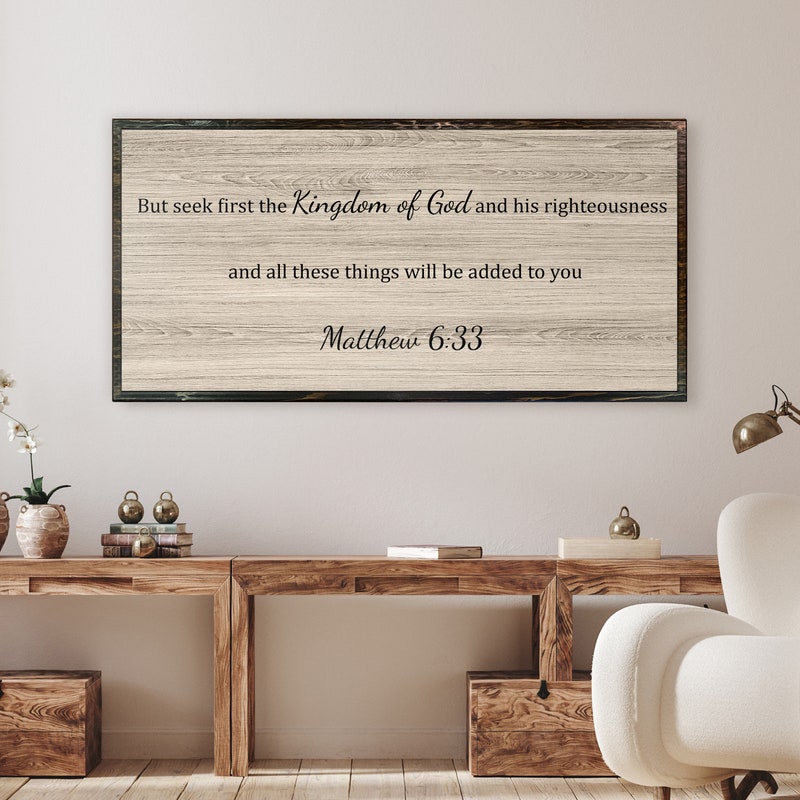 Scripture Wood Sign - Etsy