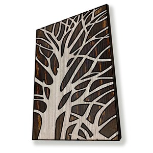 Abstract Tree Wood Wall Art Home and Office Wall Decor | Etsy