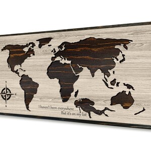 Scuba Diving Gift - Scuba Diving Map - Scuba World Map - Custom World ...