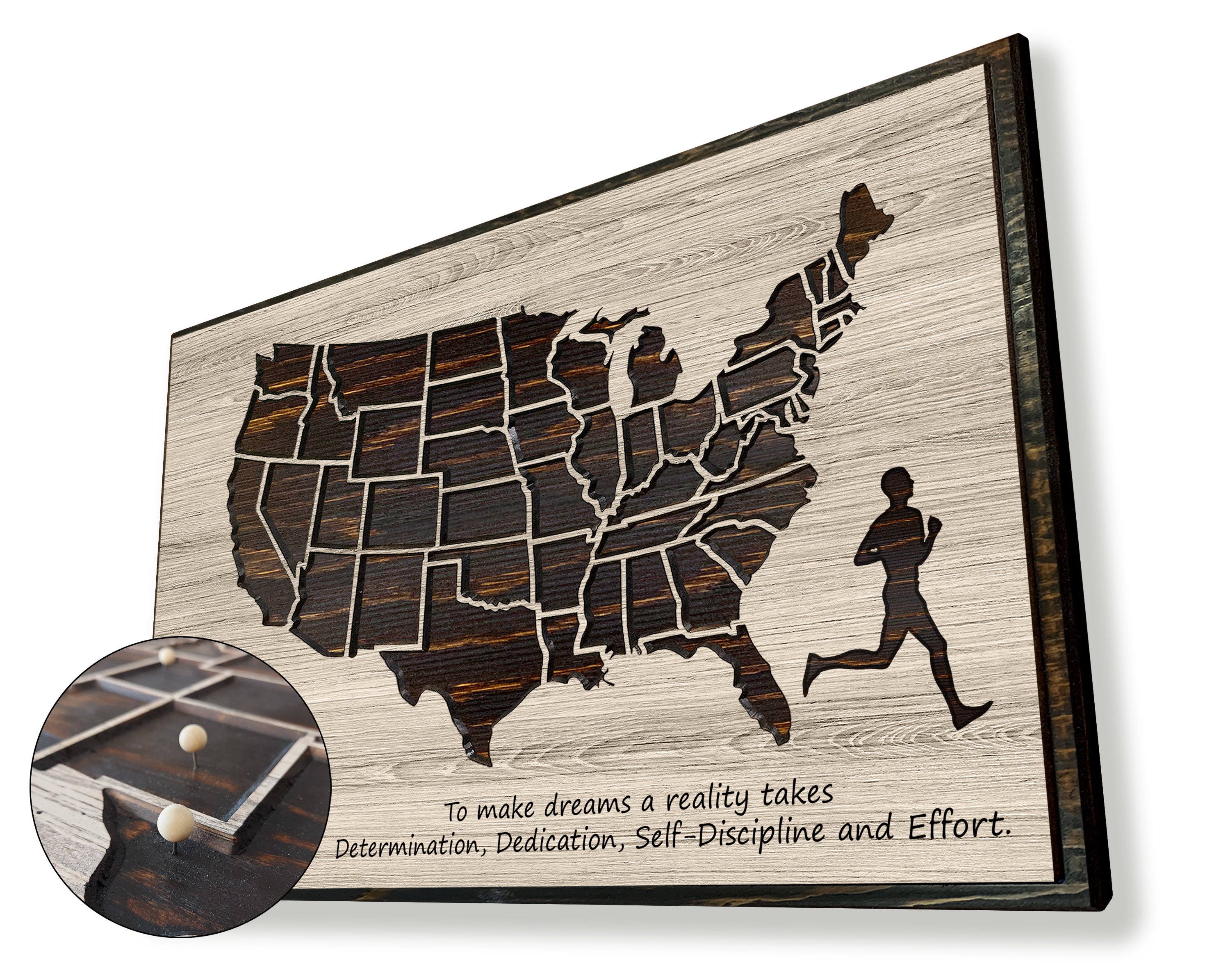 US Map for Athletes Trail Racing Map Obstacle Race Map - Etsy