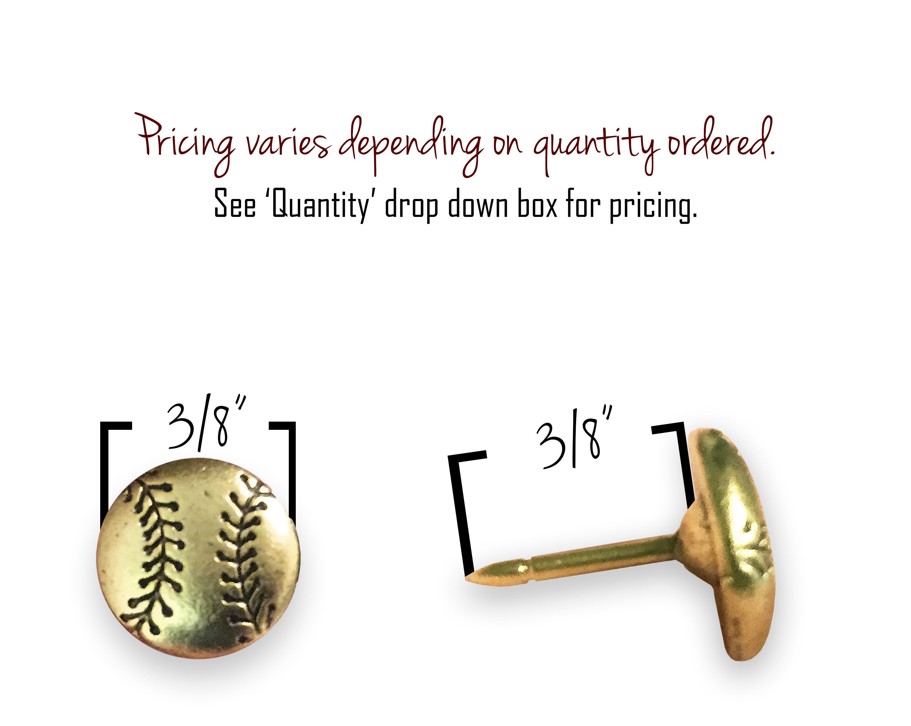 Baseball Push Pin Gold Baseball Pins for Map MLB Stadium | Etsy