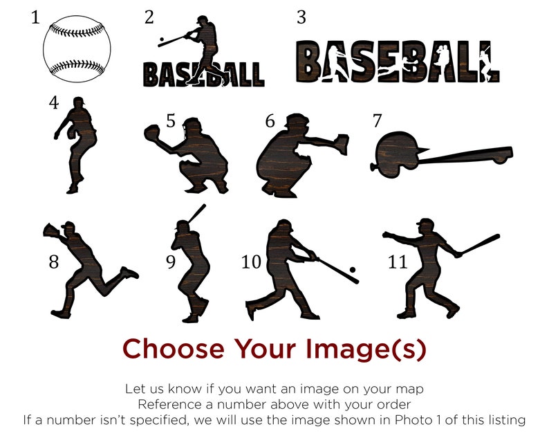 Personalized MLB Baseball Map to Mark Locations and Stadiums | Ballpark ...